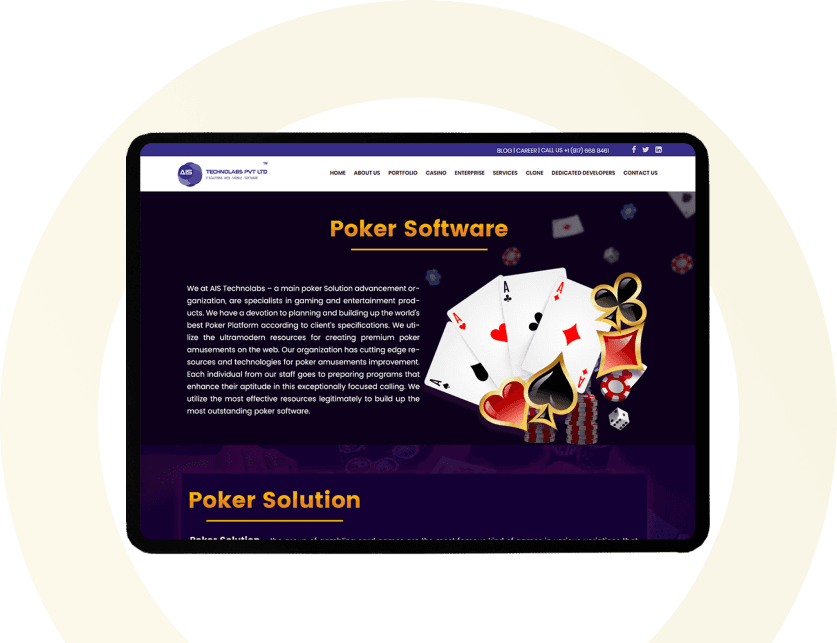 Poker Game App – UI UX Design – AIS Innovate
